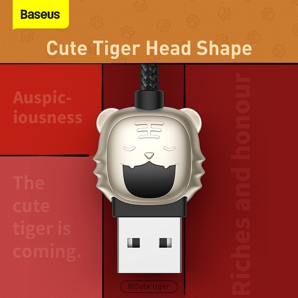 Cáp Sạc Nhanh Baseus Year of the Tiger USB to M+L+C 3.5A Siêu Bền