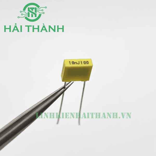TỤ 103J 100V 10nF MÀU VÀNG, KÍCH THƯỚC 5MM