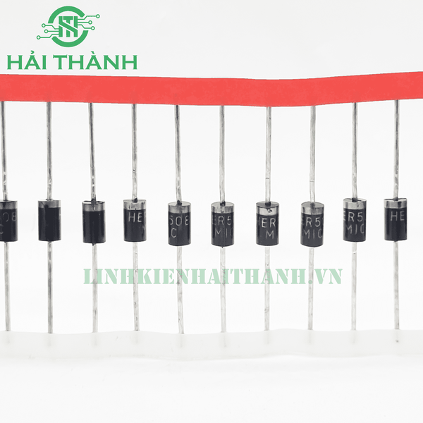 HER308 DIODE XUNG 3A 1000V LOẠI DÂY