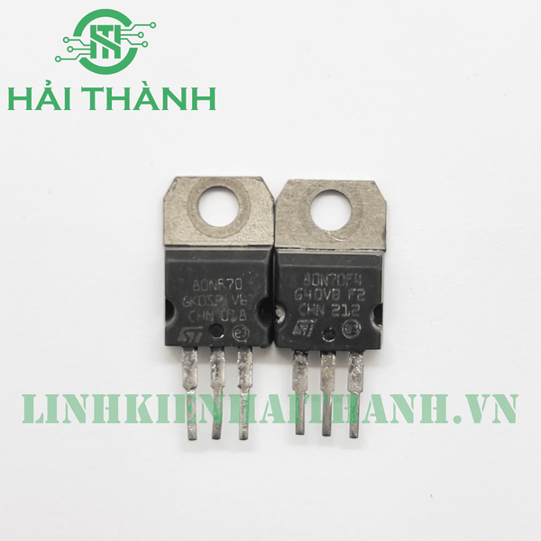 80NF70 LƯNG ĐỒNG THÁO MÁY MOSFET N-CH TO-220 (80V, 70A, 136W)