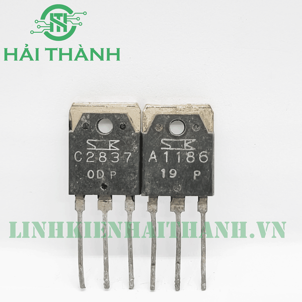 A1186 C2837 THÁO MÁY TRANSISTOR PNP-NPN TO3P (150V,10A,100W)