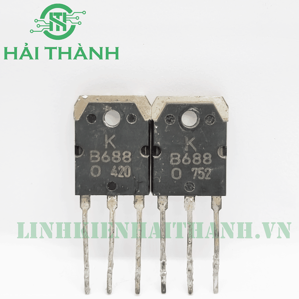 B688 THÁO MÁY TRANSISTORS PNP TO-3P (8A,120V,80W)