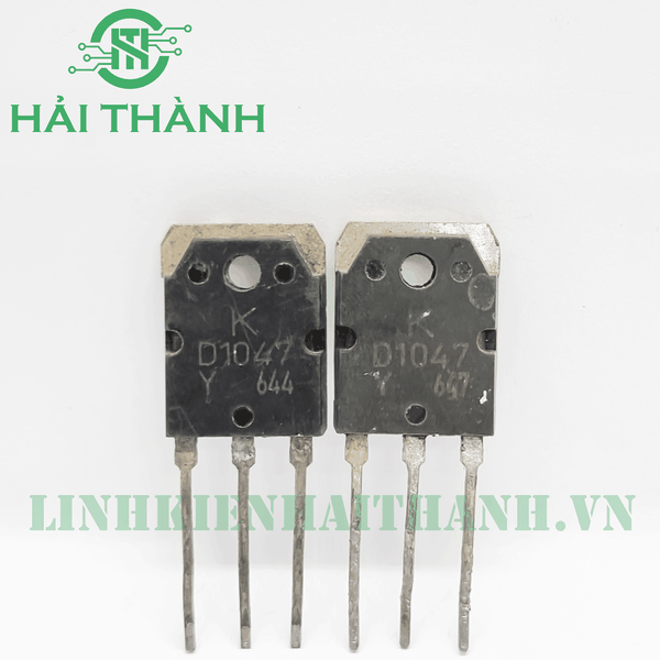 D1047 THÁO MÁY LƯNG ĐỒNG TRANSISTORS NPN TO-3P (12A,140V,100W)