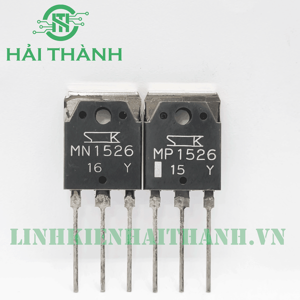 MN1526 MP1526 HÀNG MỚI CHÍNH HÃNG, TRANSISTOR PNP-NPN TO-3P (260V, 15A ...