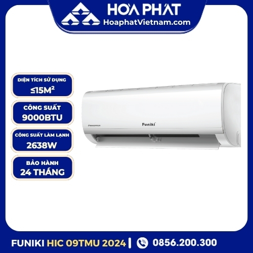 Điều Hoà Funiki 9000BTU 1 Chiều Inverter HIC 09TMU 2024 Chính Hãng Điện ...