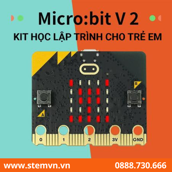Microbit Kit học STEM cho trẻ em | Mạch BBC Microbit V2