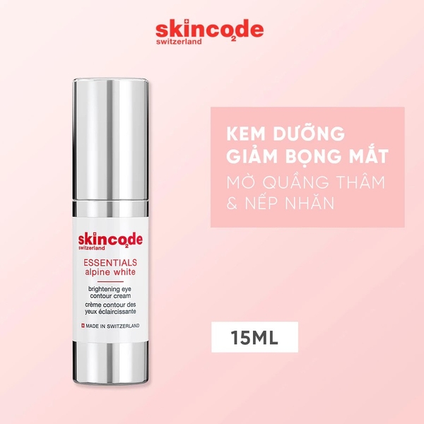Kem Dưỡng Mắt Skincode Essentials Alpine White Brightening Eye Contour Cream