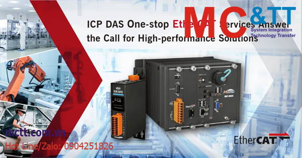 EtherCAT - Giải pháp điều khiển hiệu suất cao | MC&TT Co., Ltd