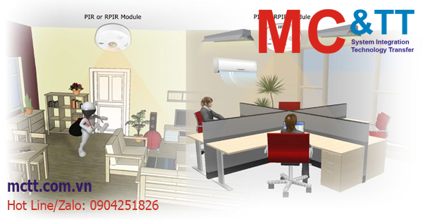 Giới thiệu cảm biến phát hiện chuyển động (PIR Motion Detector) hãng ICP DAS | MC&TT Co., Ltd