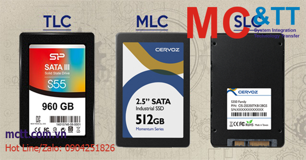 Ổ cứng SSD với công nghệ chip nhớ SLC, MLC, TLC, QLC và PLC là gì? | MC&TT Co., Ltd