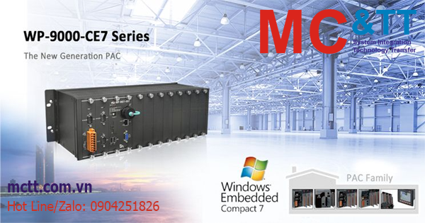Giới thiệu bộ lập trình nhúng WinCE PAC-WP-9000-CE7 hãng ICP DAS | MC&TT Co., Ltd