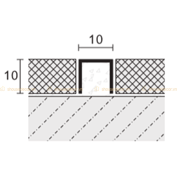 Tìm hiểu đặc điểm Thanh nẹp inox U10 - 10mm của S House Decor