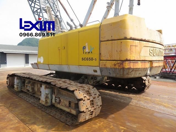 Xe cẩu bánh xích 65 tấn Sumitomo SC650-2 (2001) nhập khẩu từ Nhật Bản