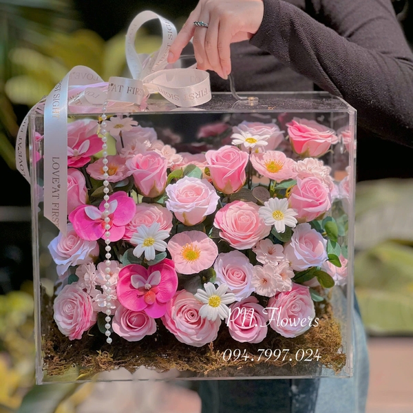 Vali Hoa Sáp Thơm Cao Cấp "Thanh Xuân"