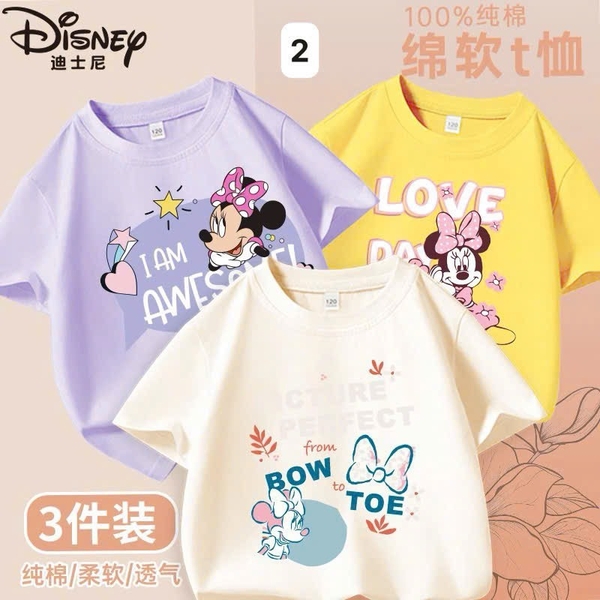 SET 3 ÁO COTTON DISNEY BT BG KUTE C25040508 Shop QM