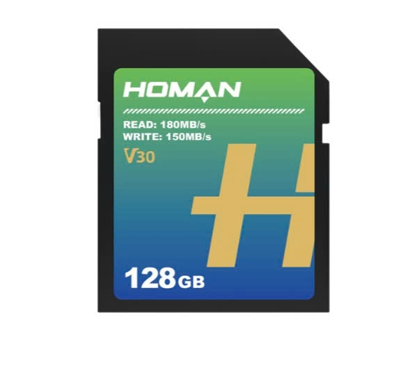Thẻ Nhớ Homan UHS-I SD Card ( V30 ) 64/128/256GB – Chính Hãng