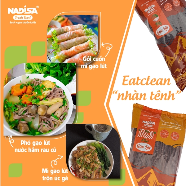 Thực đơn healthy với Bún - phở gạo lứt siêu ngon không ngán | Công ty ...