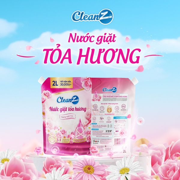 Bí mật giúp quần áo thơm ngát bền lâu “Càng mặc càng thơm” từ CleanZ ...