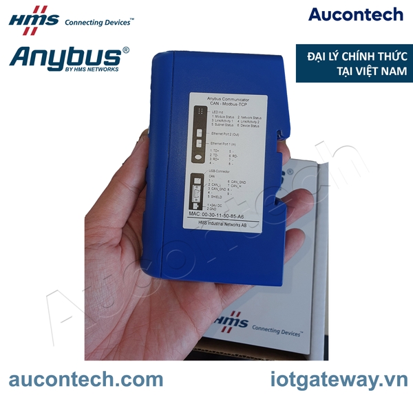 Anybus Communicator CAN - Modbus TCP - AB7319-B - Anybus Vietnam ...