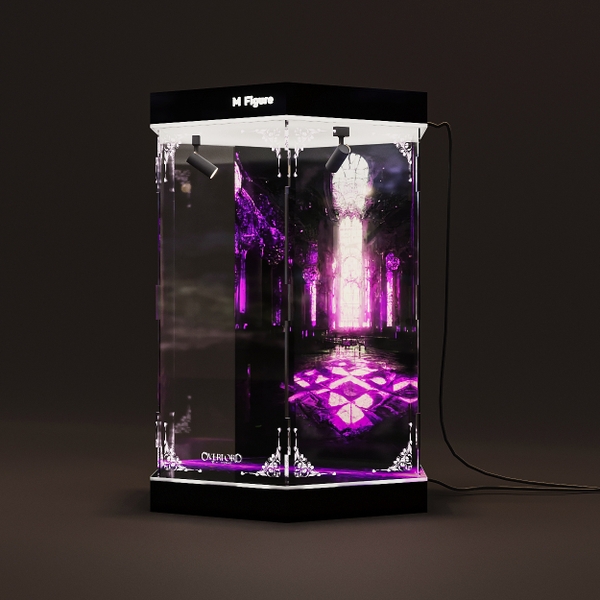 Hộp Trưng Bày Mô Hình - Albedo AMP Black Dress ver ( M Figure ) Mica Box