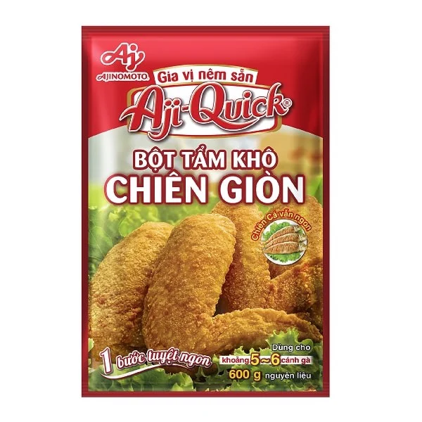 Bột tẩm khô chiên giòn Aji - Quick 210g
