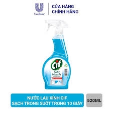 Cif xịt lau kính 520ml