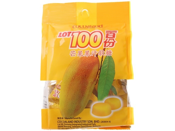 Kẹo lot 100 vị xoài 320g