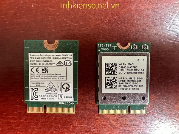 Card Intel WiFi 6E NFA765 M.2 NGFF 2.4G/5G/6G 2400Mbps Bluetooth 5.2