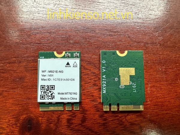 Card Wifi 6 MediaTek MT7921 M.2 NGFF 2.4G/5G 1800Mbps Bluetooth 5.2 ...