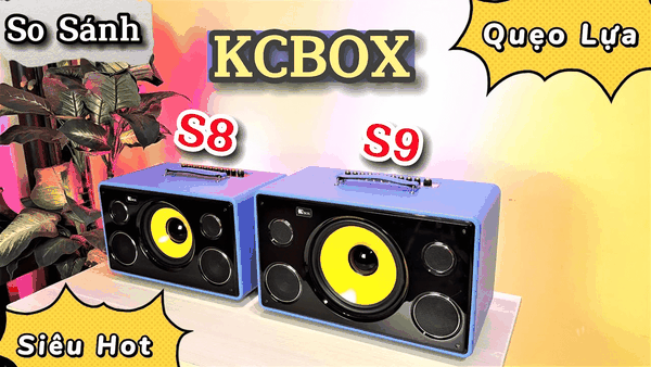 Ra Mắt Bộ Đôi Loa Di Động KCBOX KC-S8 và KC-S9