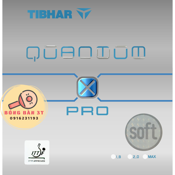 Tibhar Quantum X Pro Soft -Thương hiệu Châu Âu-Bảo hành chính hãng ...