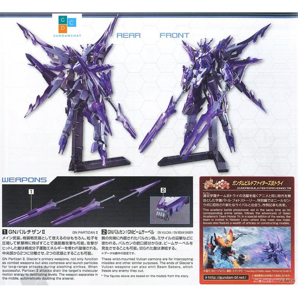Mô hình Bandai Transient Gundam Glacier - Mô hình GDC
