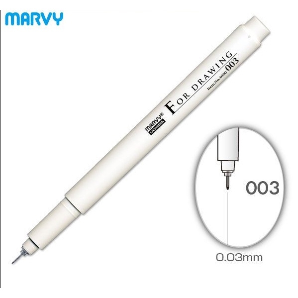 Bút kẻ Line Marvy Uchida chống thấm nước và không phai màu - Dụng cụ mô ...