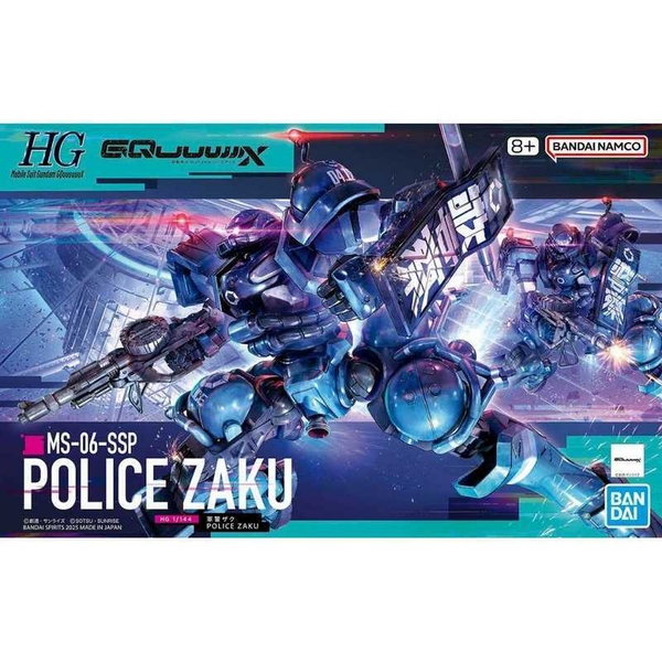 Mô Hình Lắp Ráp HG Police Zaku Bandai 4573102685667