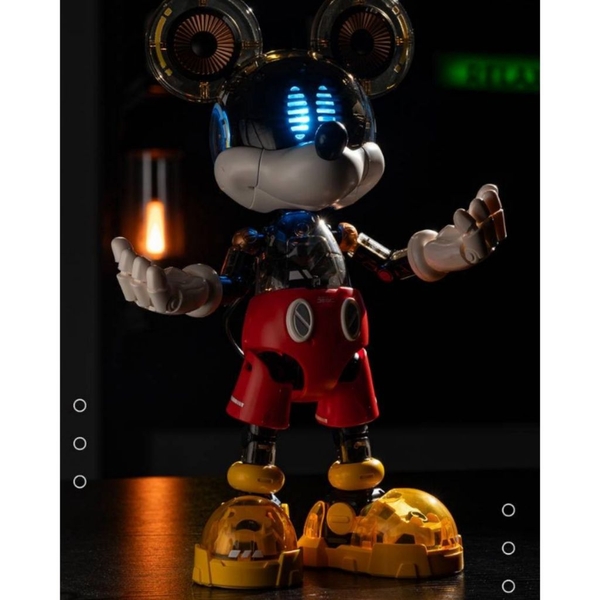 Mô Hình Lắp Ráp Disney Mecha Robot Cyber Mecha Mickey Mouse Pleyerid Có Led