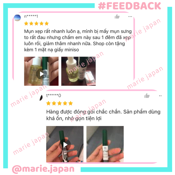 Gel The Body Shop Tinh Dầu Tràm Trà Tea Tree Targeted 2.5ml