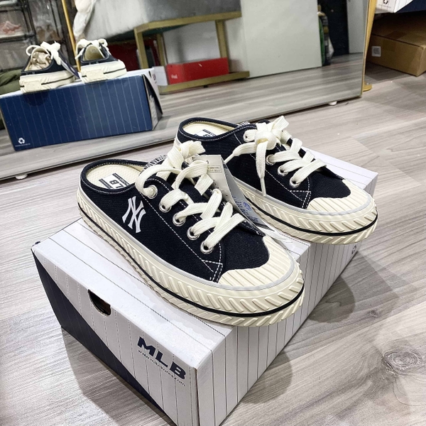 Giày MLB Mule NY 3AMUUA11N-50BKS Màu Đen authenticshop.vn ...