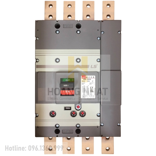 Aptomat MCCB ABS1004b 4P 1000A 65kA LS