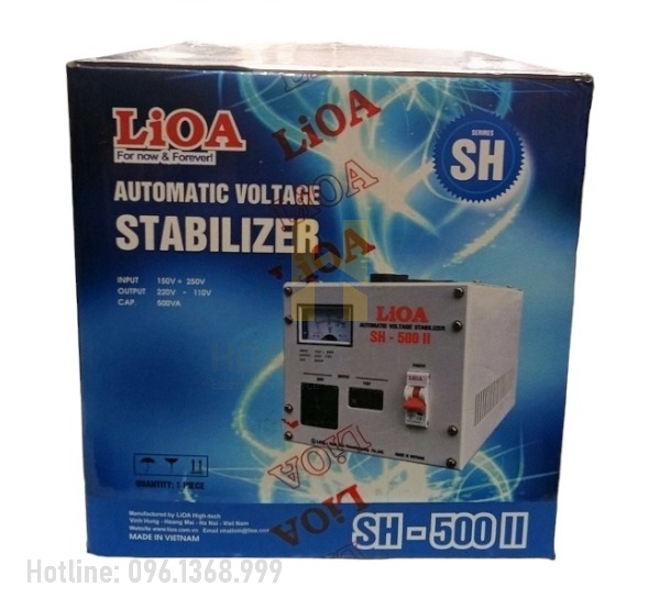 Ổn áp 1P SH-500II 0.5kVA Lioa