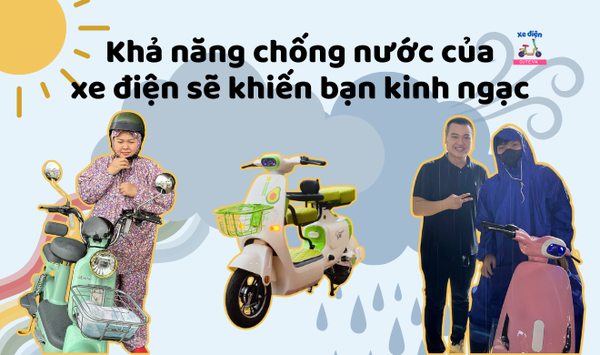 Khả năng chống nước của xe điện sẽ khiến bạn kinh ngạc