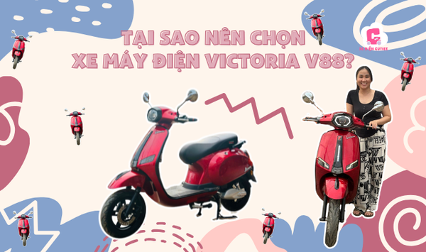 Tại sao nên chọn xe máy điện Victoria V88?