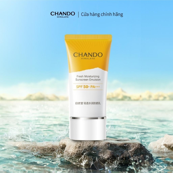 Chando Himalaya - Sữa Chống Nắng Chứa Niacinamide Hỗ Trợ Dưỡng Trắng 40ml