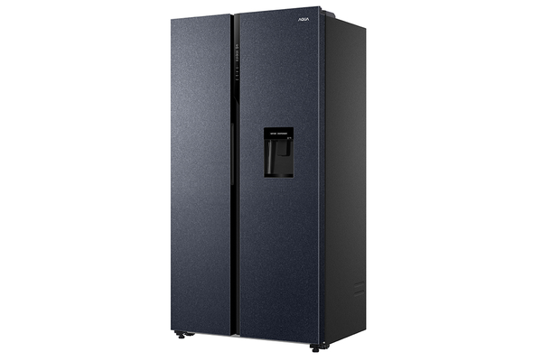 Tủ lạnh Aqua Inverter 550 lít Side By Side AQR-S612XA(WCB) Model mới 2024