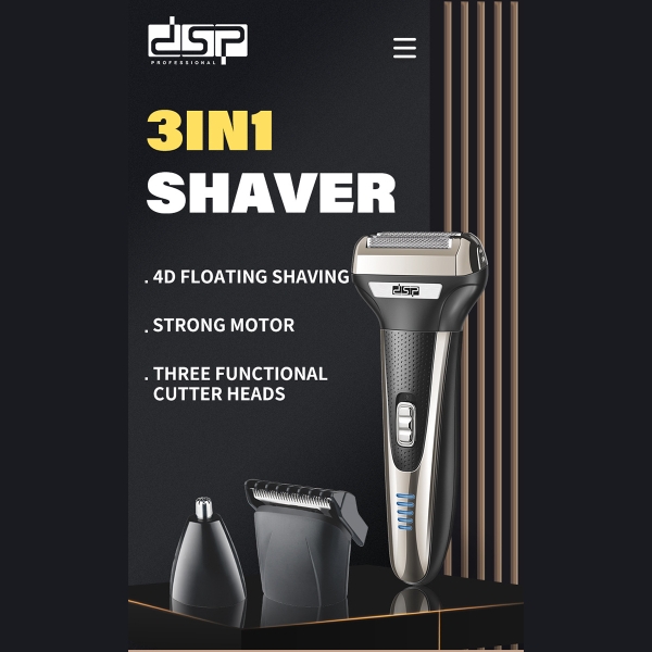 Máy cạo râu 3in1 DSP 60090 cao cấp