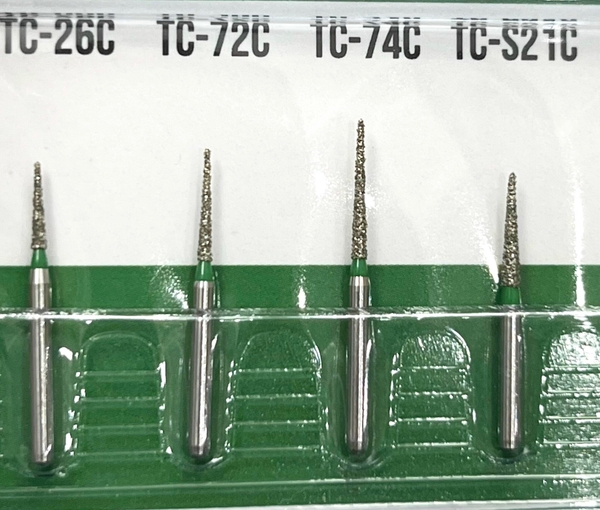 Mũi khoan MANI TC xanh lá ( vỉ 5 cái)