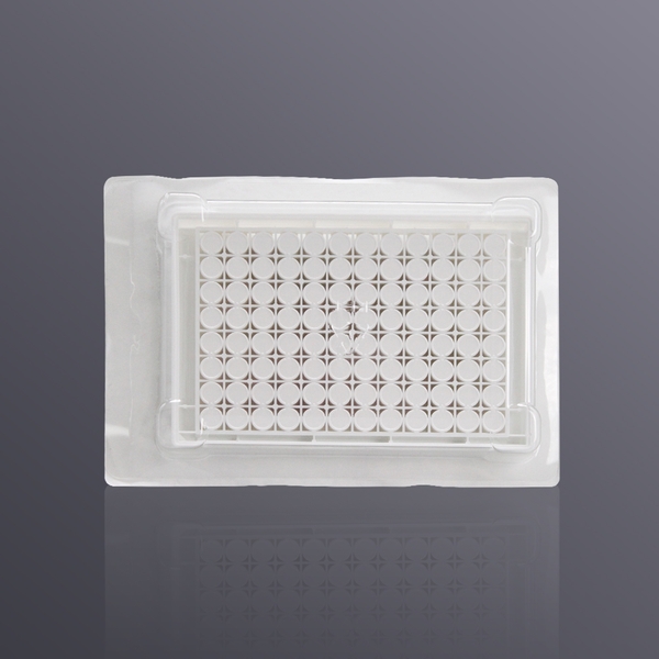 96-well detachable ELISA plate, white background, medium binding ...