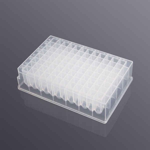 1.6ml 96-well U-bottom transparent deep-well plate, sterile