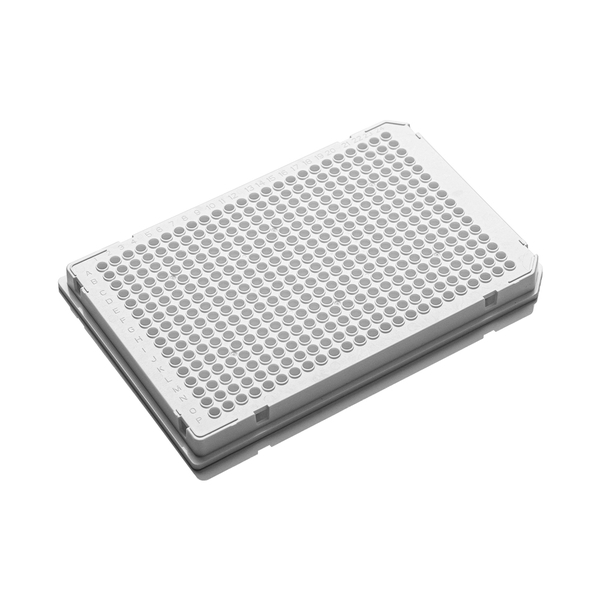 384-well 40ul fully skirted PCR plate, A24/P24 cut corners