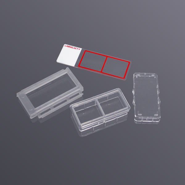 Cell culture chamber slide (2 wells, TC treated)