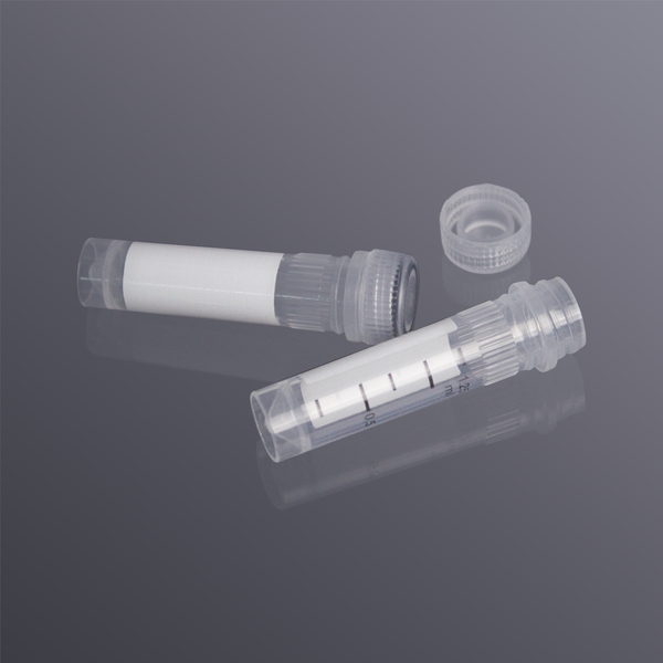 2.0ml Freezer Tube/Sample Tube, colorless, screw cap, graduated, sterile